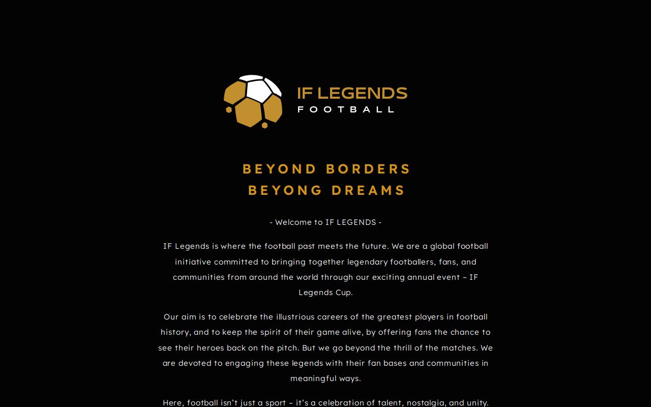 IF LEGENDS FOOTBALL